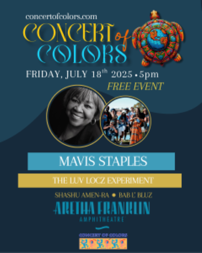Concert Of Colors: Mavis Staples *FRIDAY FREE EVENT* | Michigan