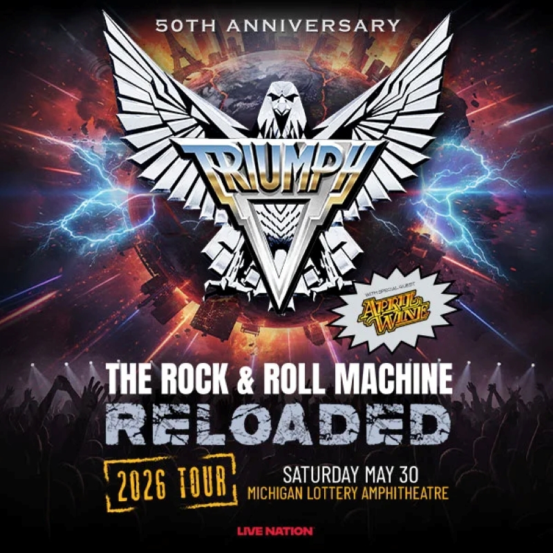 Triumph “Triumph 50th Anniversary Tour” with special guest April Wine ...