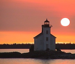 Gull Rock Light | Michigan