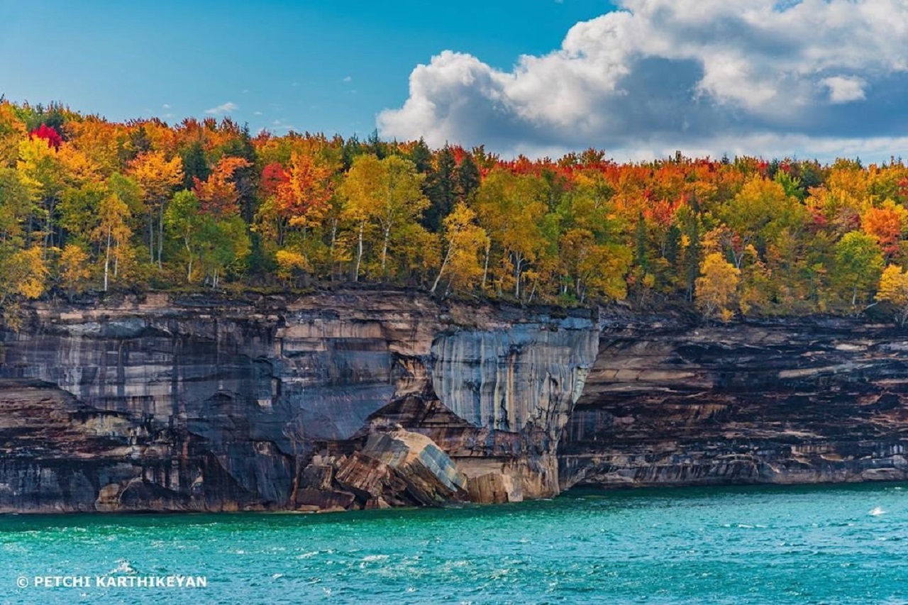 Pictured Rocks Michigan Pictured Rocks National Lakeshore Wikipedia