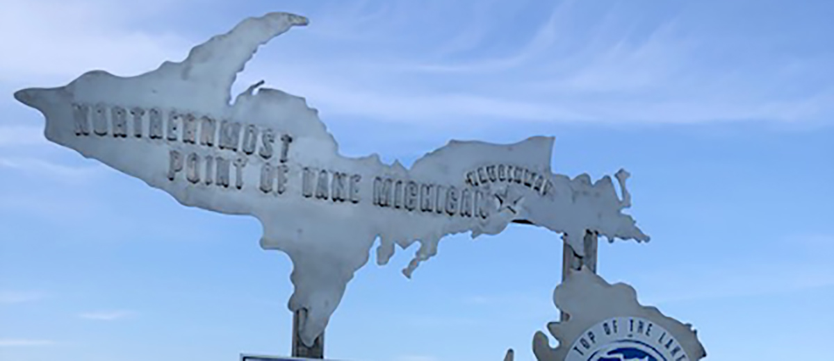 Northernmost Point of Lake Michigan Marker | Michigan
