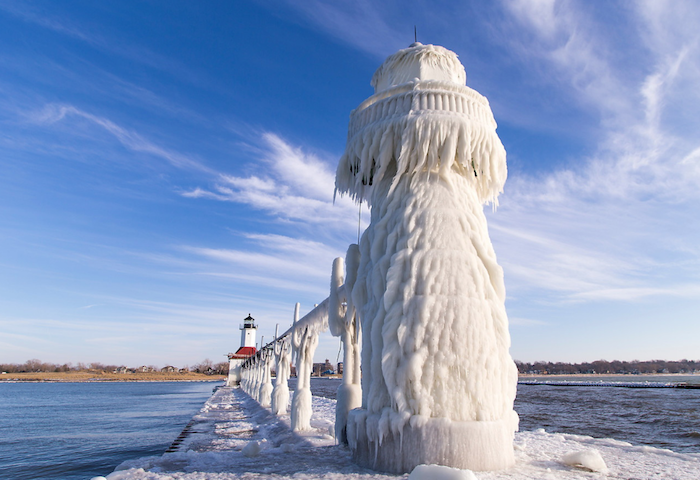 Fantastic Frozen Lighthouses in Michigan | Michigan